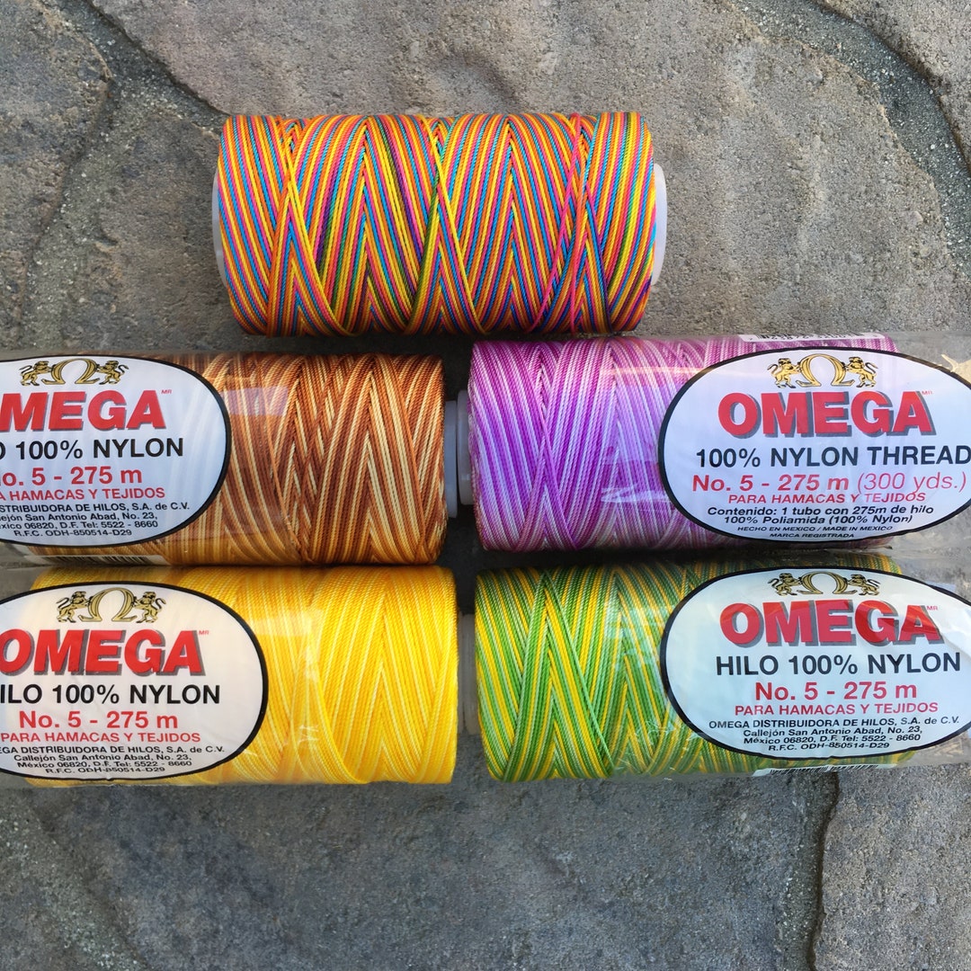 Omega Nylon No 5 Thread, Jewelry Making Cord, Multicolor Thread for ...