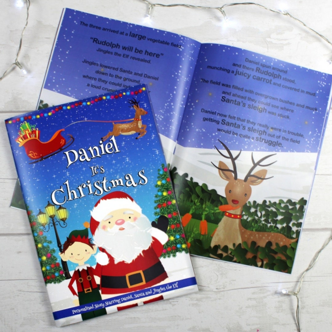 Personalised Christmas Book. Child's Story Book. "it's Christmas Story ...