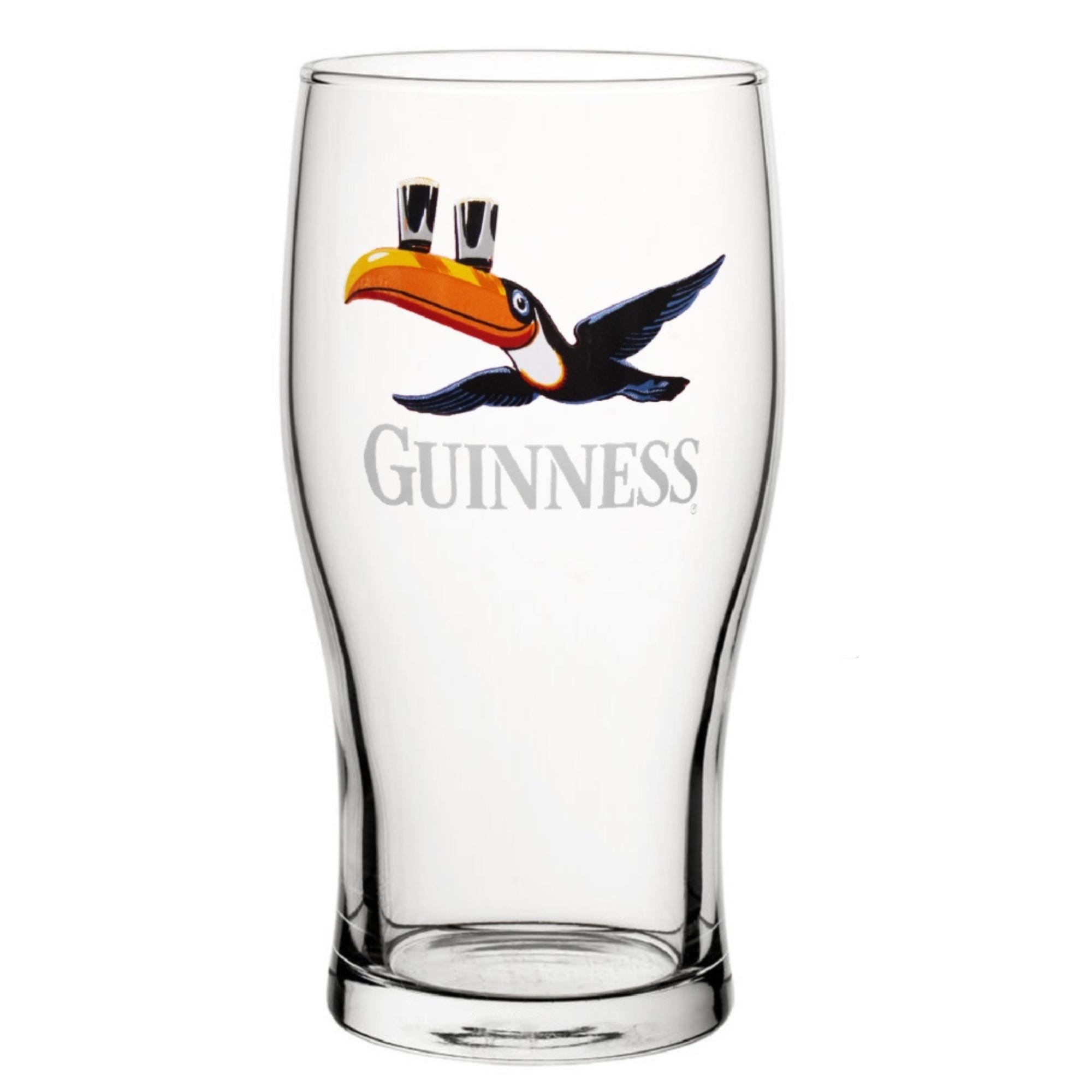 Engraved Glass, Guinness Glass, Official Toucan Guinness Pint Glass ...