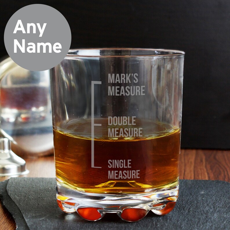 Personalised Whisky Tumbler. Glass Measure Personalized | Etsy Personalised Whisky Tumbler. Glass Measure Personalized | Etsy