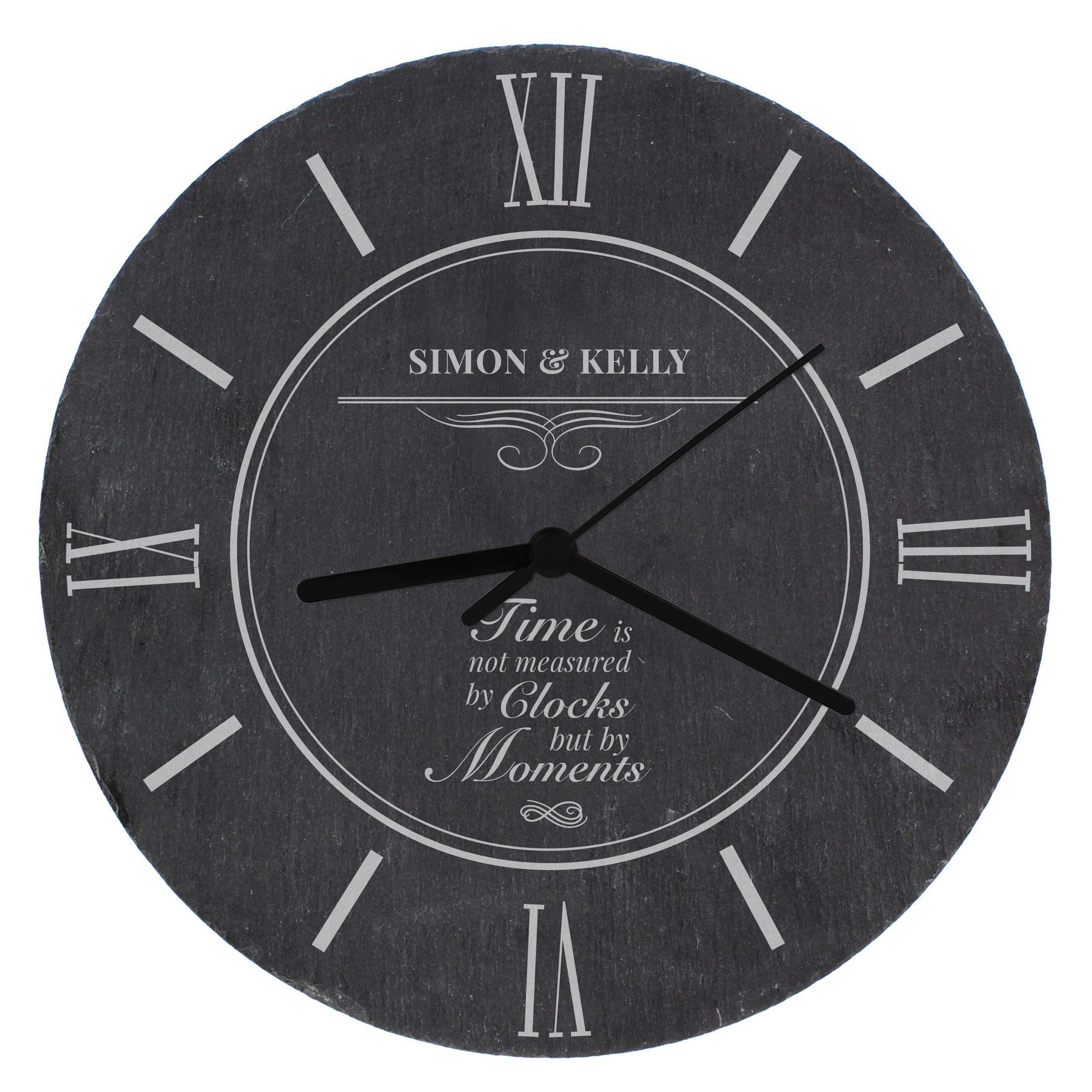 Personalised Slate Clock. A Wonderful Gift for Any Occasion. - Etsy UK