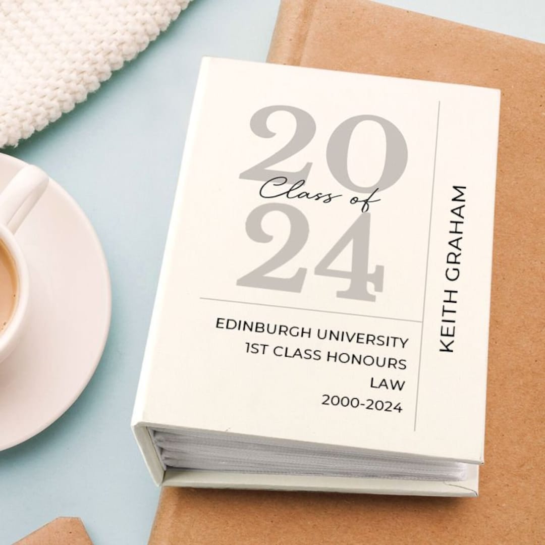 Personalised Graduation Album. Class of Graduation Photo Album ...