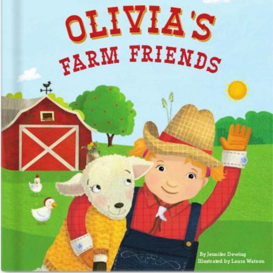 My Farm Friends Personalised Children's Book. Kid's Board Book.farm ...