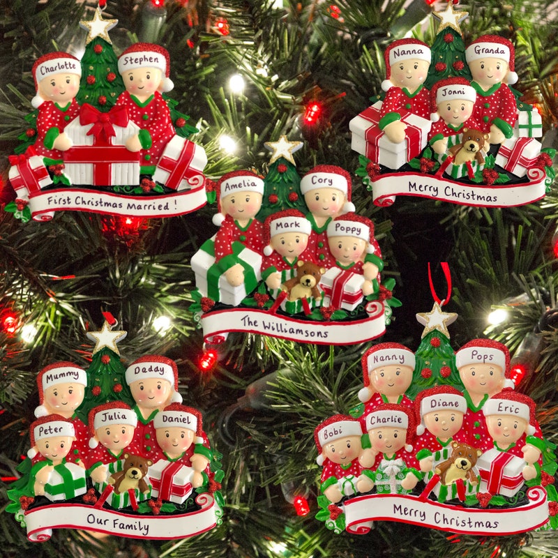 Personalised Christmas Decorations - Etsy UK
