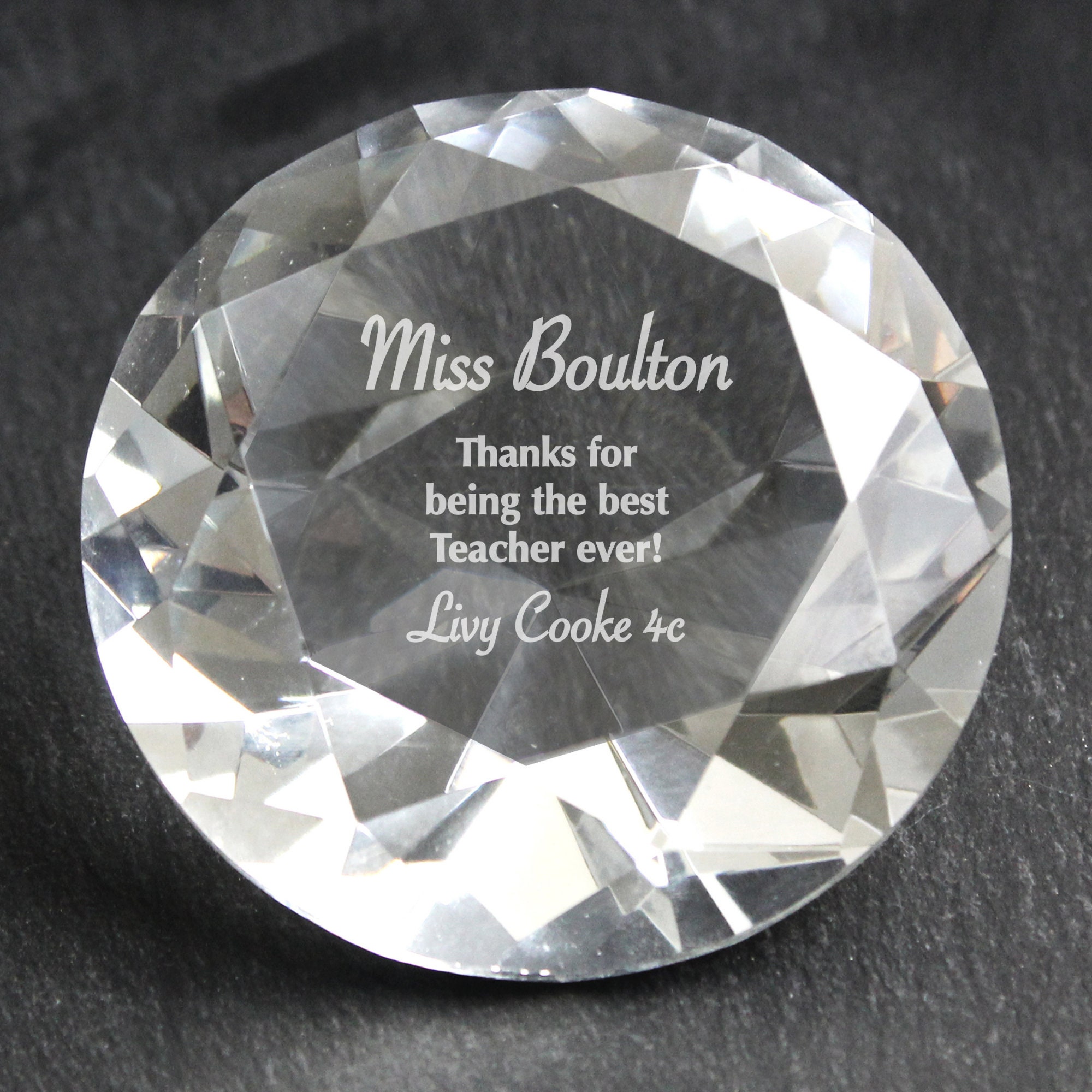 Personalised Paperweight, Engraved Paperweight, Ideal for Retirement ...