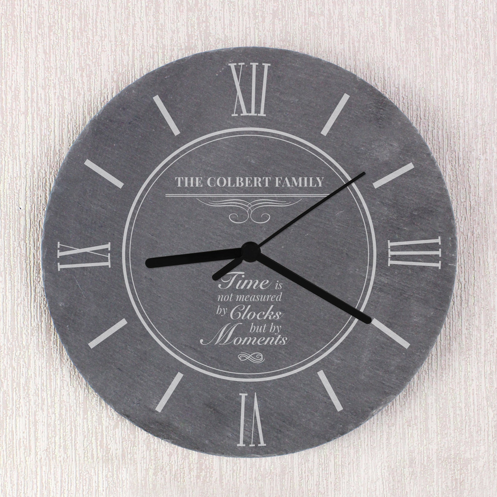 Personalised Slate Clock. A Wonderful Gift for Any Occasion. - Etsy UK