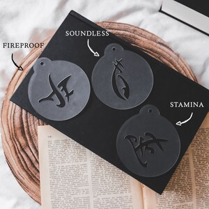 Shadowhunter Runes Stencils, for Coffee, Cakes, Paint, Handmade, 9 Cm ...