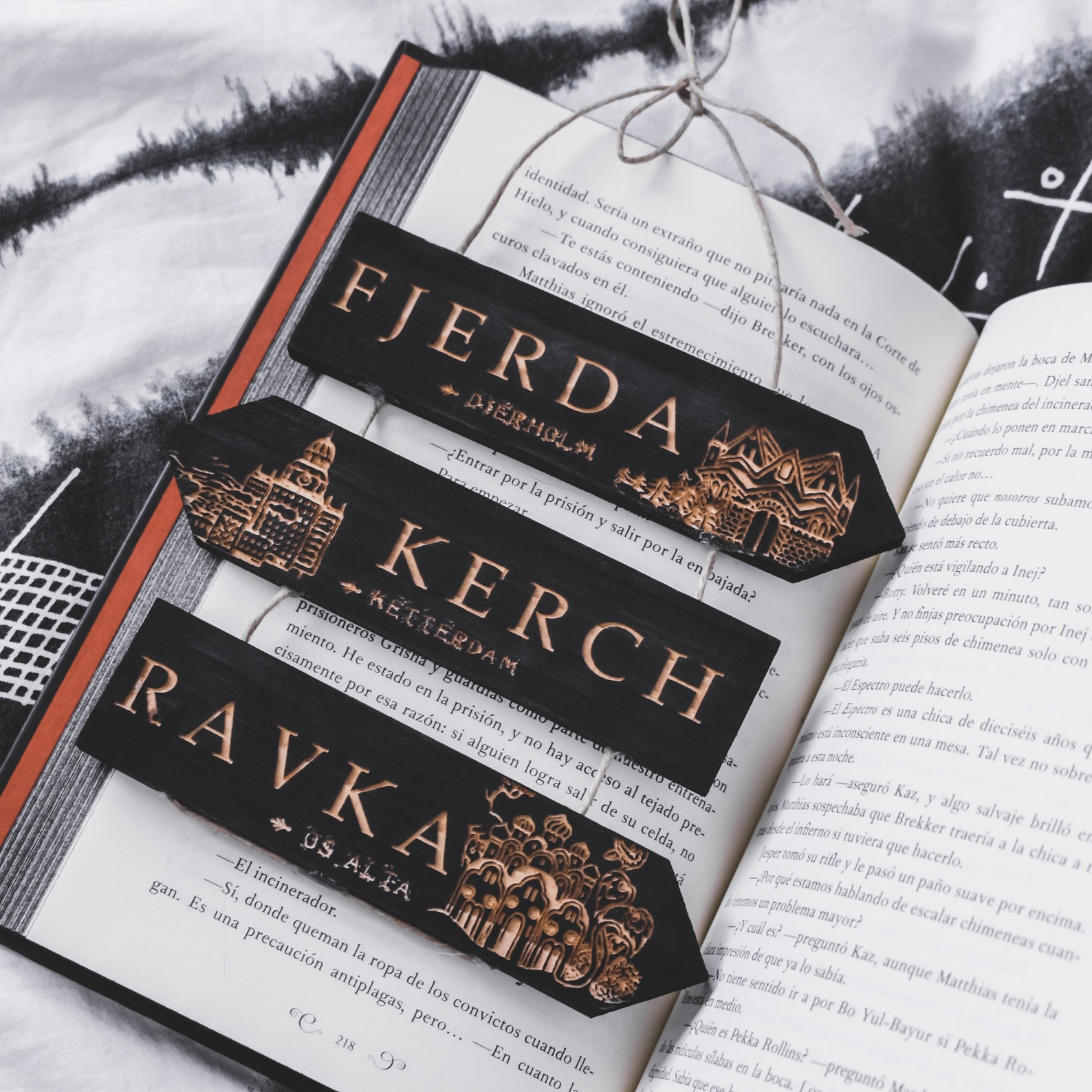 Six of Crows Wooden Signs, Handmade Wood Engraved, Inspired by the ...