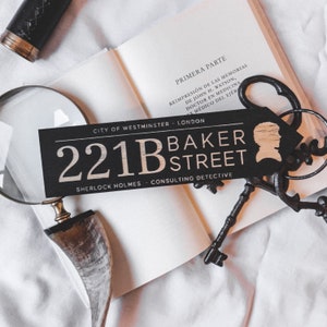 221B Baker Street, Sherlock Holmes, Individual Large Signpost, Inspired ...