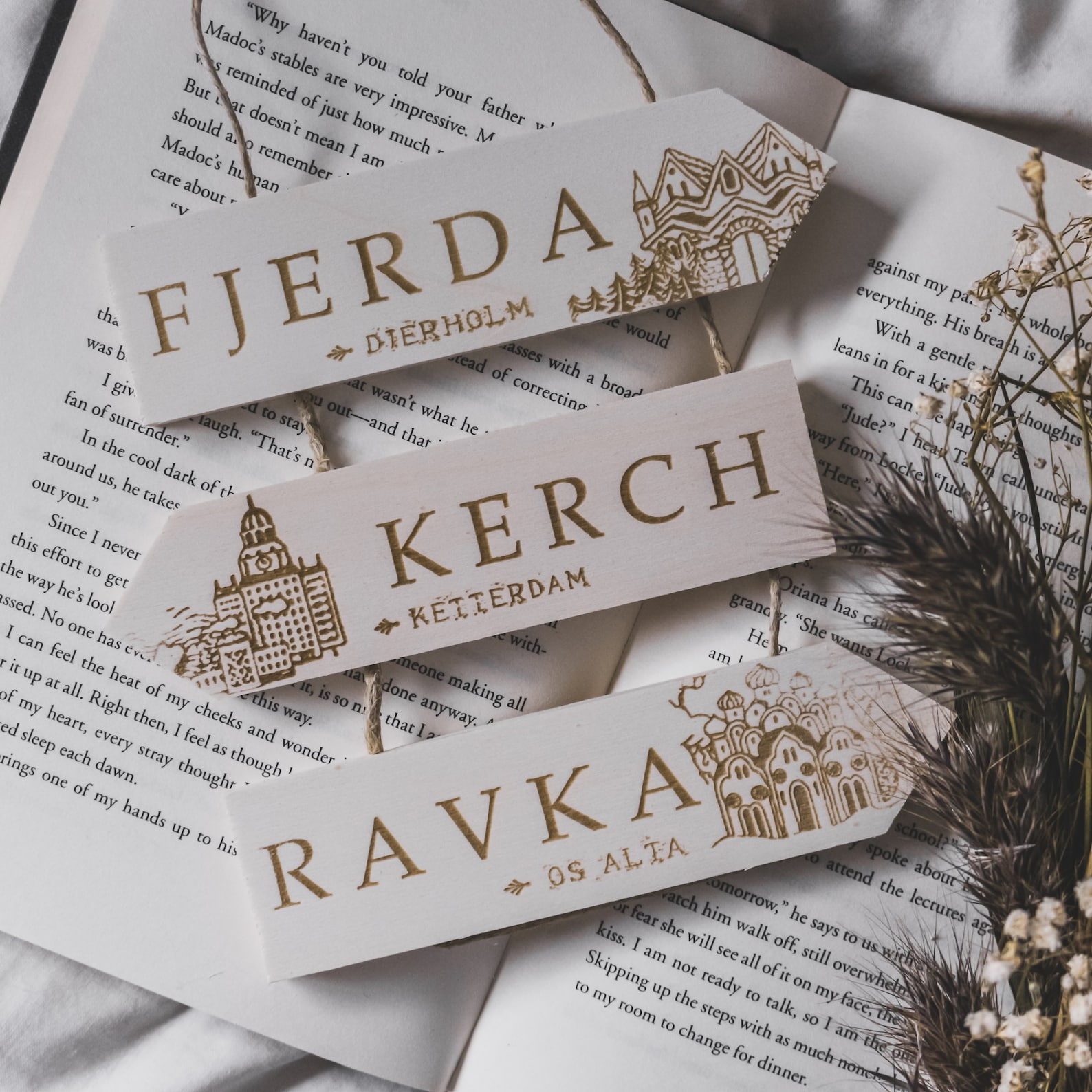 Six of Crows Wooden Signs, Handmade Wood Engraved, Inspired by the ...