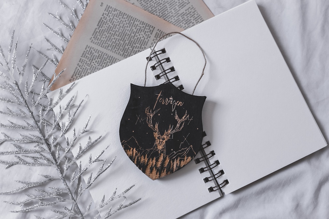 Stag Constellation Wooden Signpost, Handmade in Natural Wood, Inspired ...