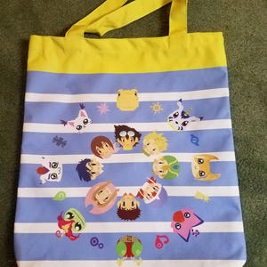 Digimon Tote Bags - Etsy
