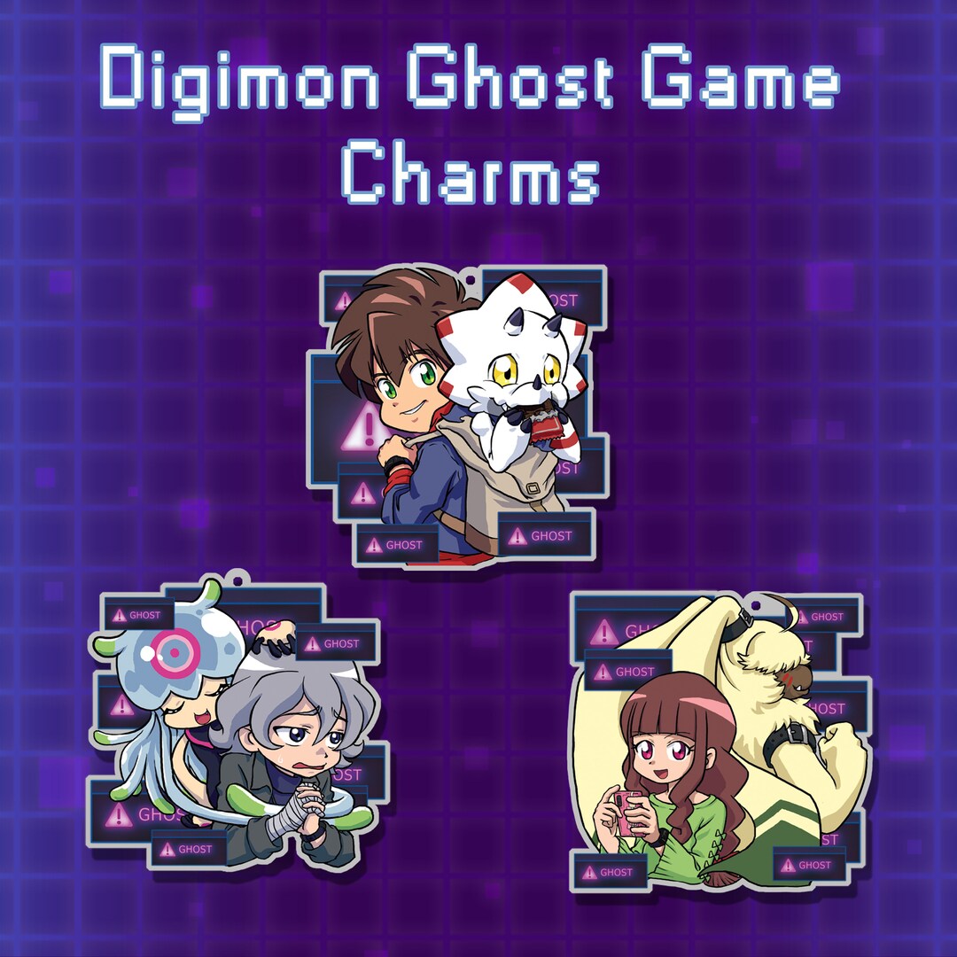 Digimon Ghost Game Charms - Etsy