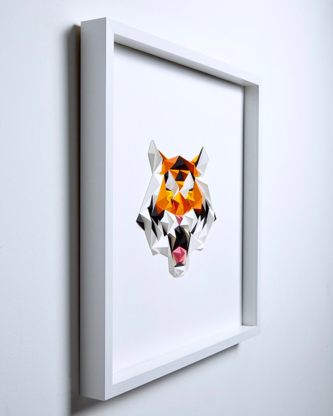 TIGER Artwork Paper Art Modern Home Decor Wall Hangings - Etsy