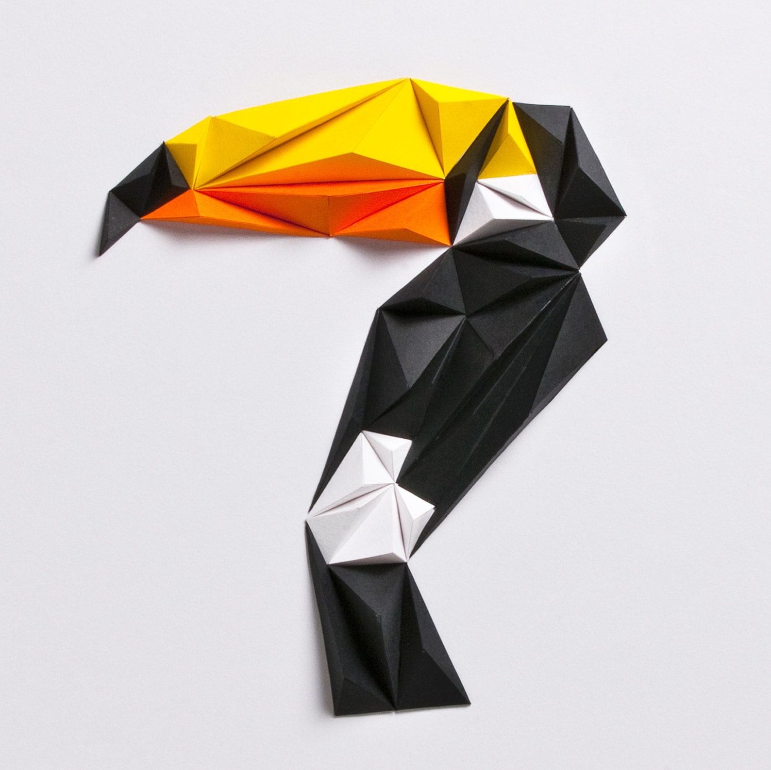 TOUCAN, Paper Artwork, Wall Art, Gift for Him, Wall Hangings, Home ...