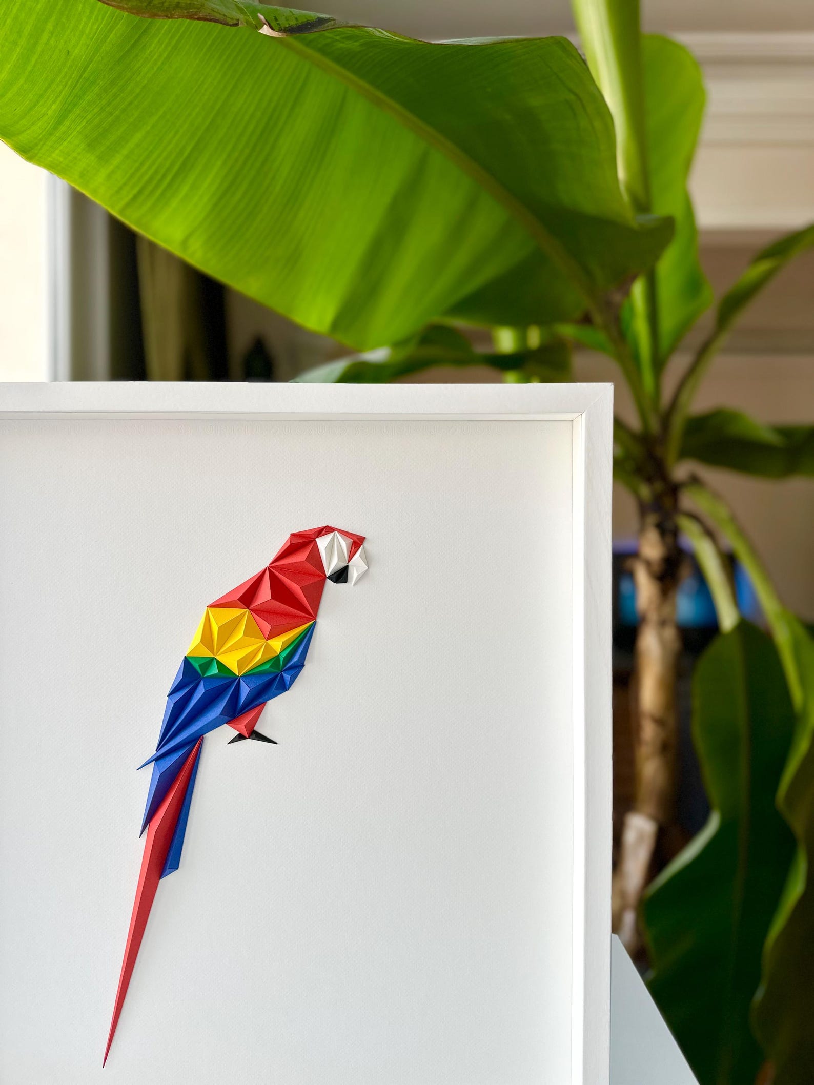 SCARLET MACAW - Paper Artwork - Etsy