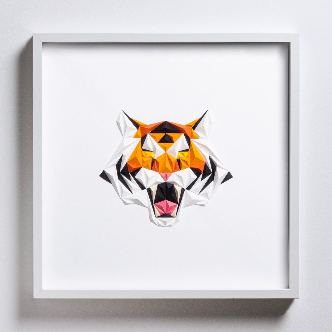 TIGER Artwork Paper Art Modern Home Decor Wall Hangings - Etsy