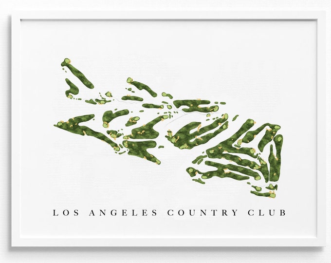 Los Angeles Country Club North Course Impressionism Painting-effect ...