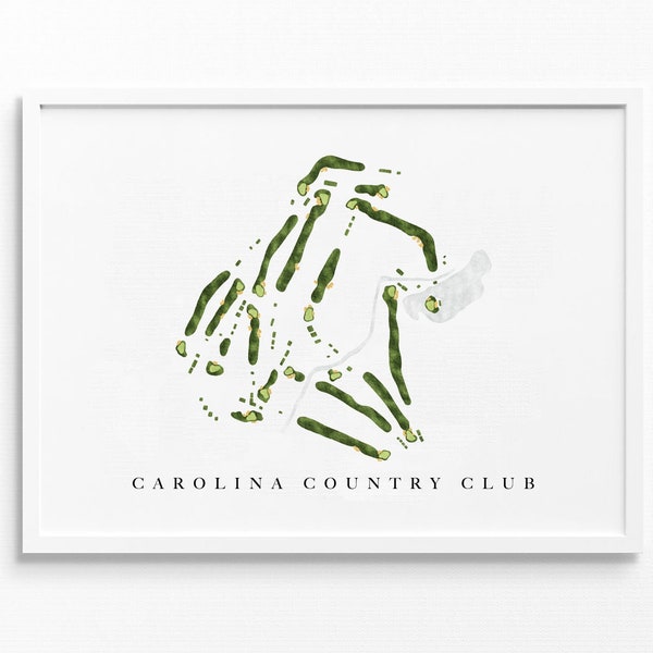 Country Club of North Carolina Art - Etsy