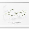 East Lake Atlanta, GA Golf Course Map, Personalized Golf Art Gifts for ...