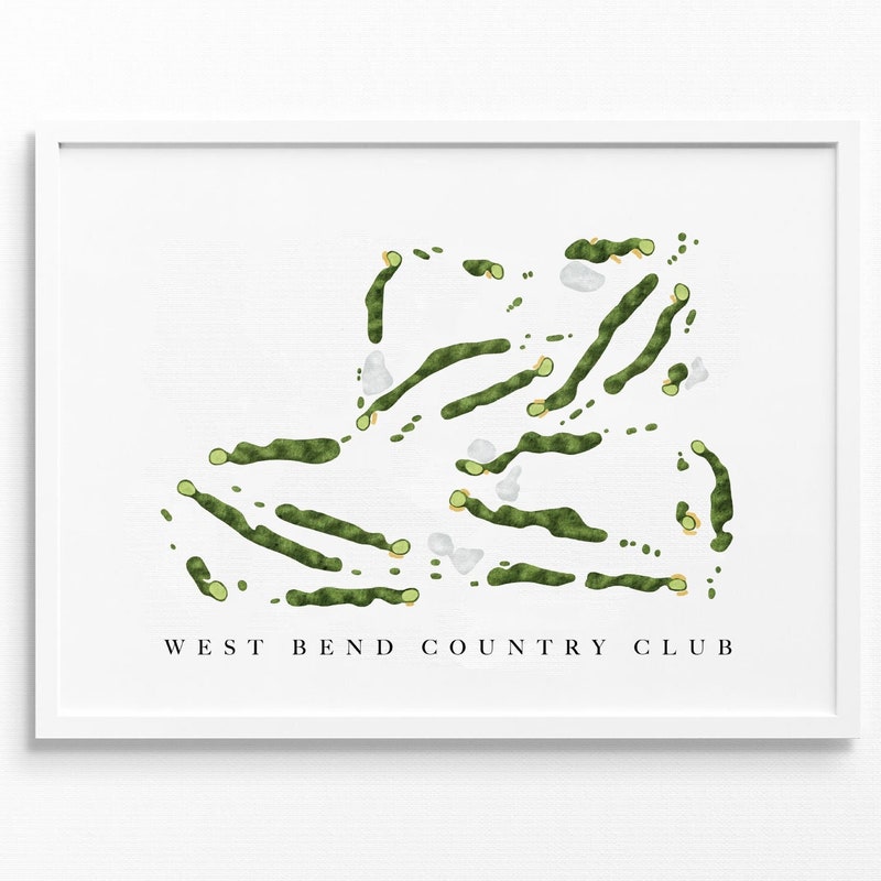 Map West Bend - Etsy