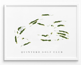 Golf Course Map Print | Etsy