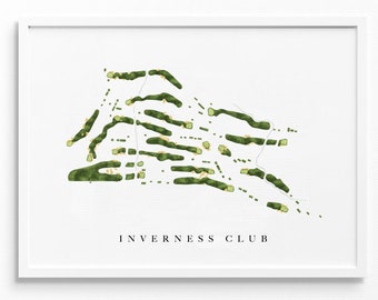 Inverness Map Art - Etsy