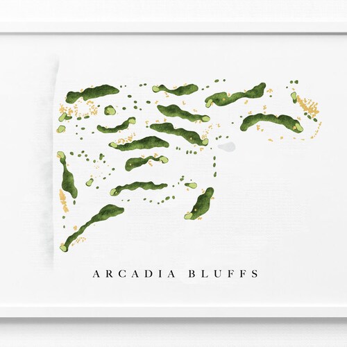 Philadelphia Golf Course Map - Etsy