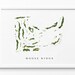 Moose Ridge | South Lyon, MI | Michigan | Golf Course Map, Personalized ...