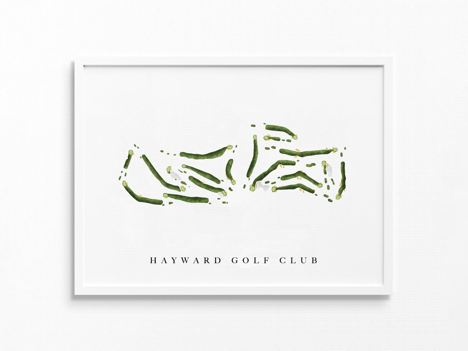 Hayward Golf Club | Hayward, WI | Golf Course Map, Personalized Golf ...