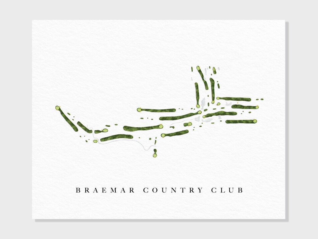 Braemar Country Club | Spencerport, NY | Golf Course Map, Personalized ...