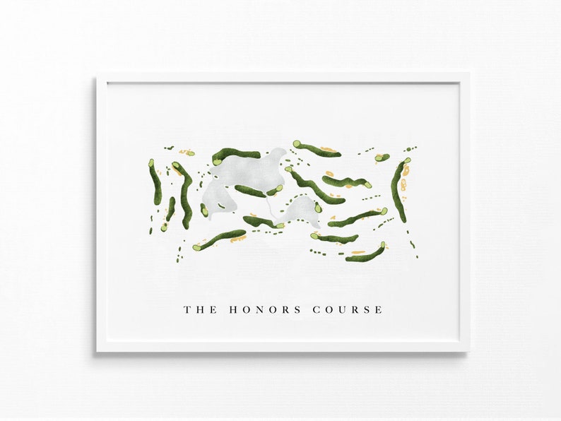 The Honors Course Chattanooga TN Golf Course Map Golfer - Etsy