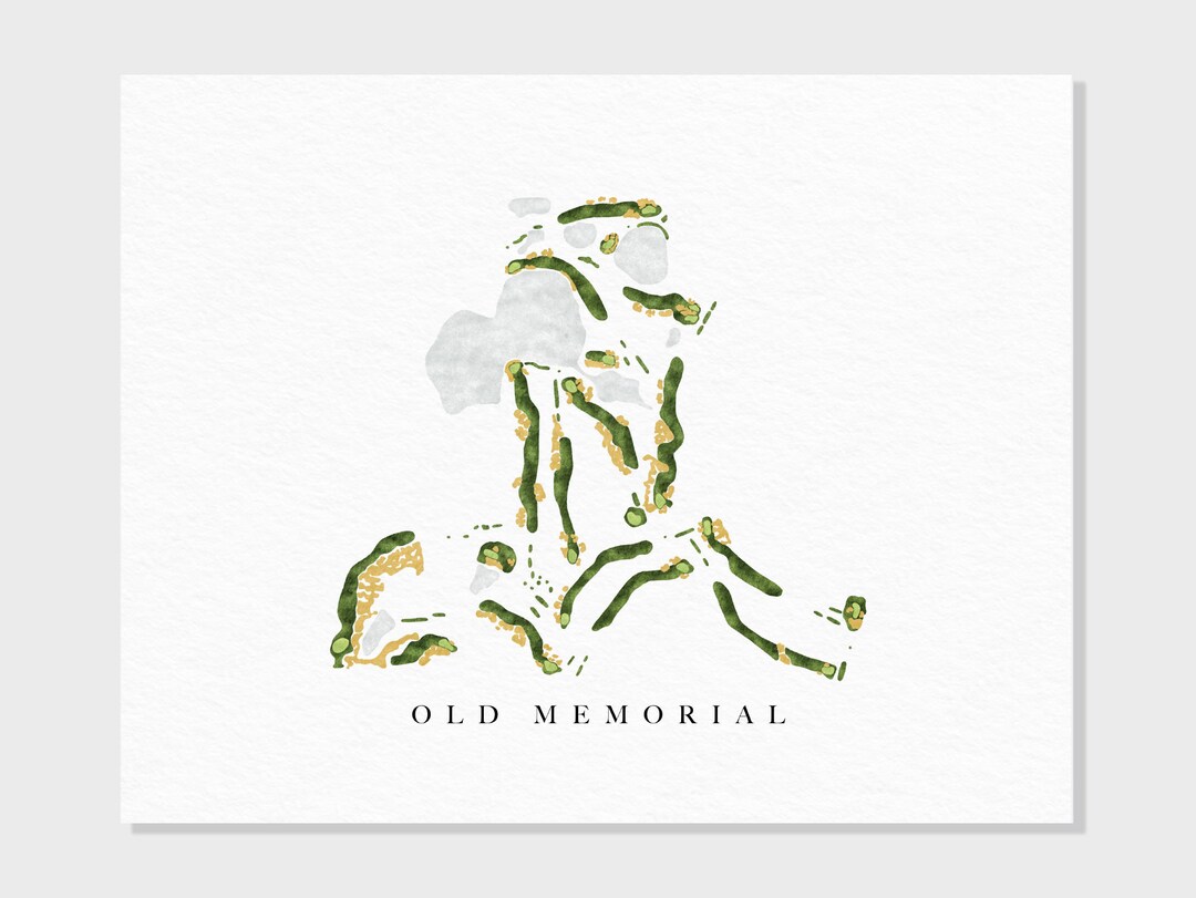 Old Memorial Golf Club | Tampa, FL | Golf Course Map, Personalized Golf ...