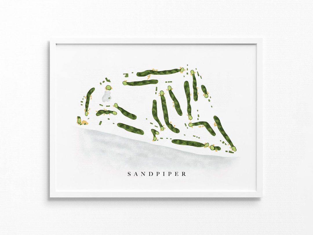 Sandpiper Golf Club | Goleta, CA | Golf Course Map, Personalized Golf ...
