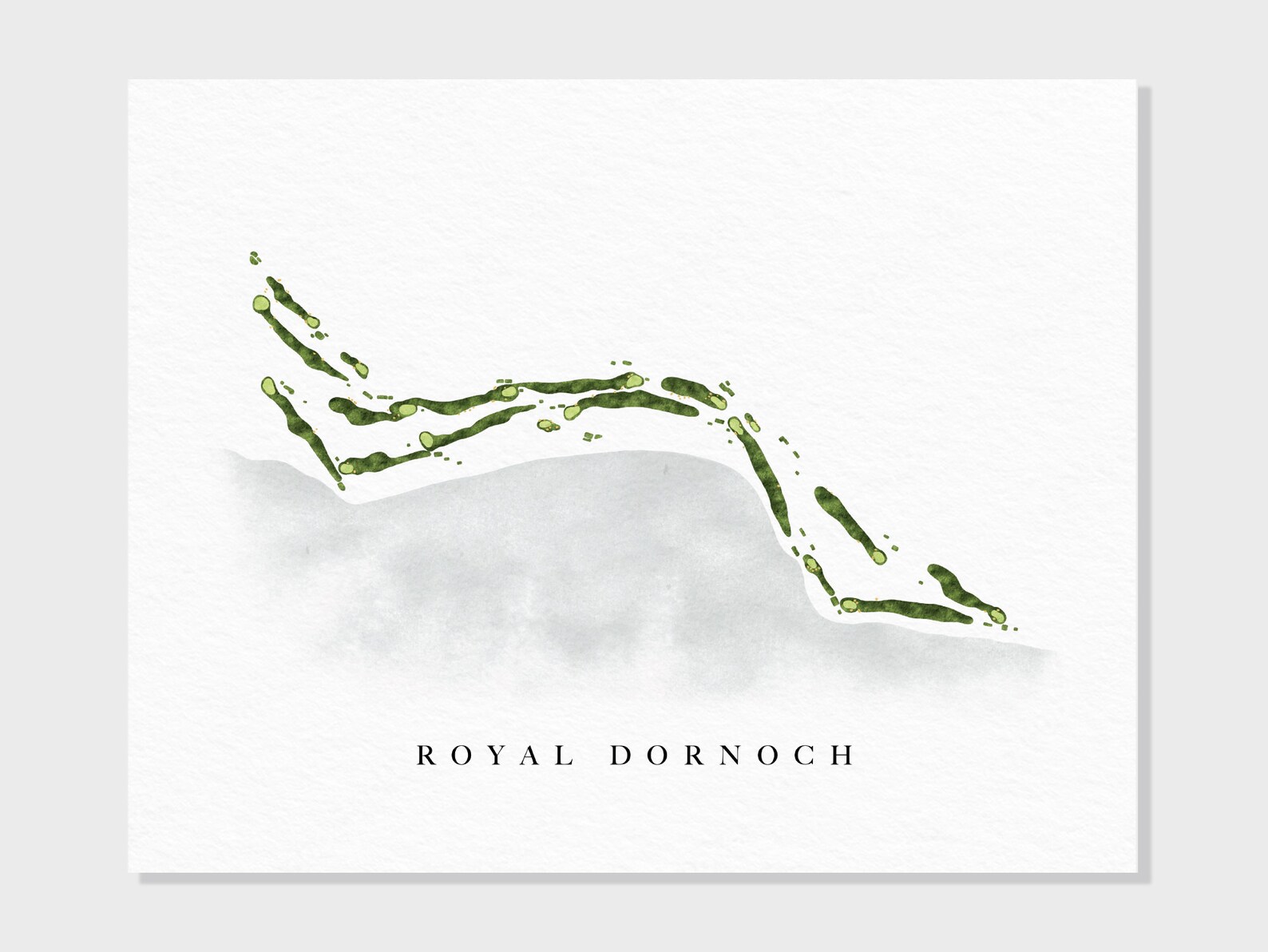 Royal Dornoch | Scotland | Championship Course, Golf Course Map ...