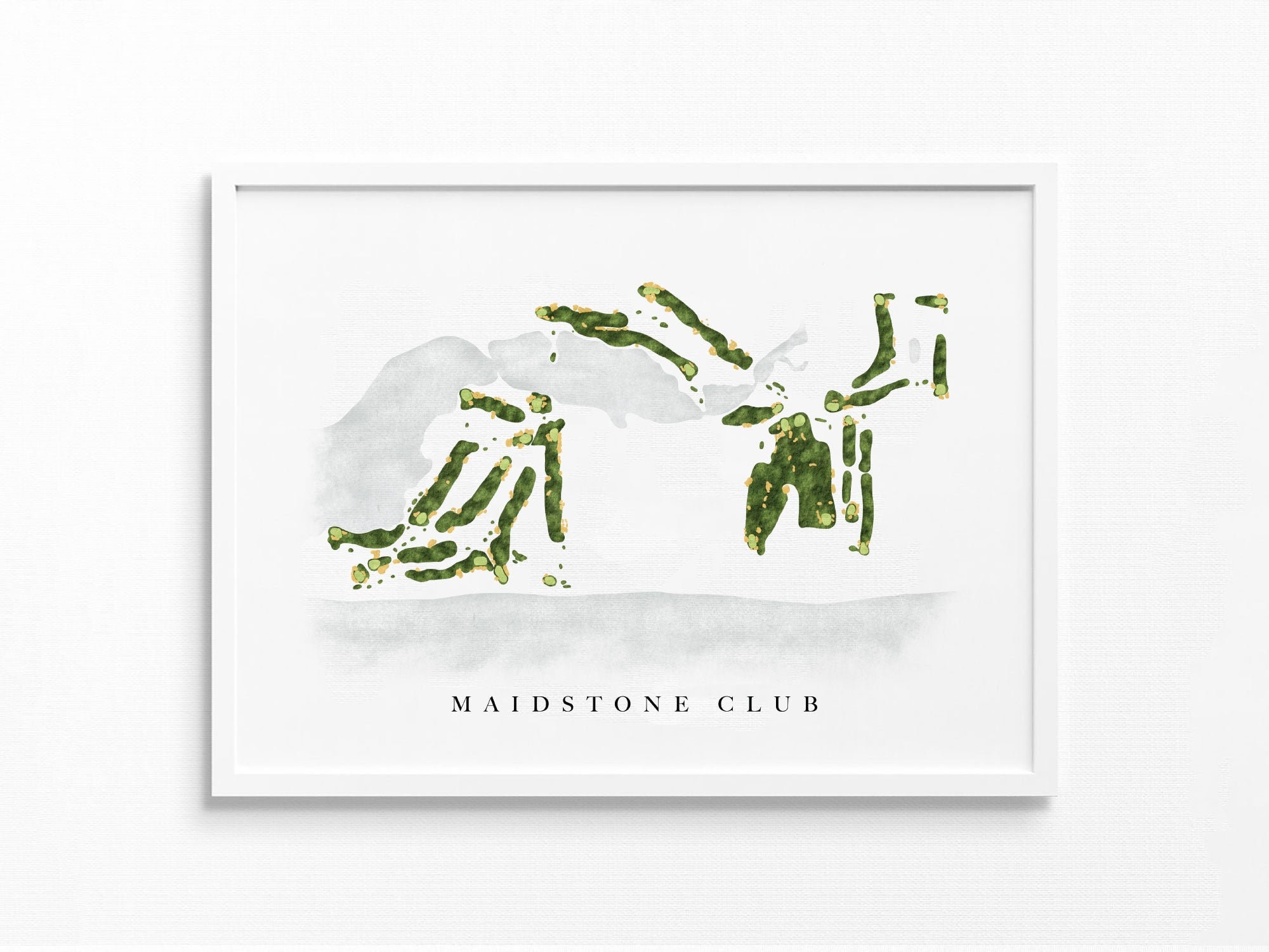 Maidstone Club | East Hampton, NY | Golf Course Map, Personalized Golf ...