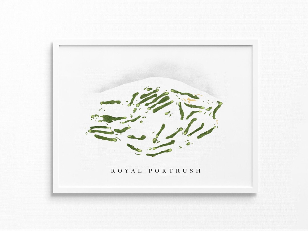 Royal Portrush Ireland, Dunluce Links, Valley Links, Course Map, Golf ...