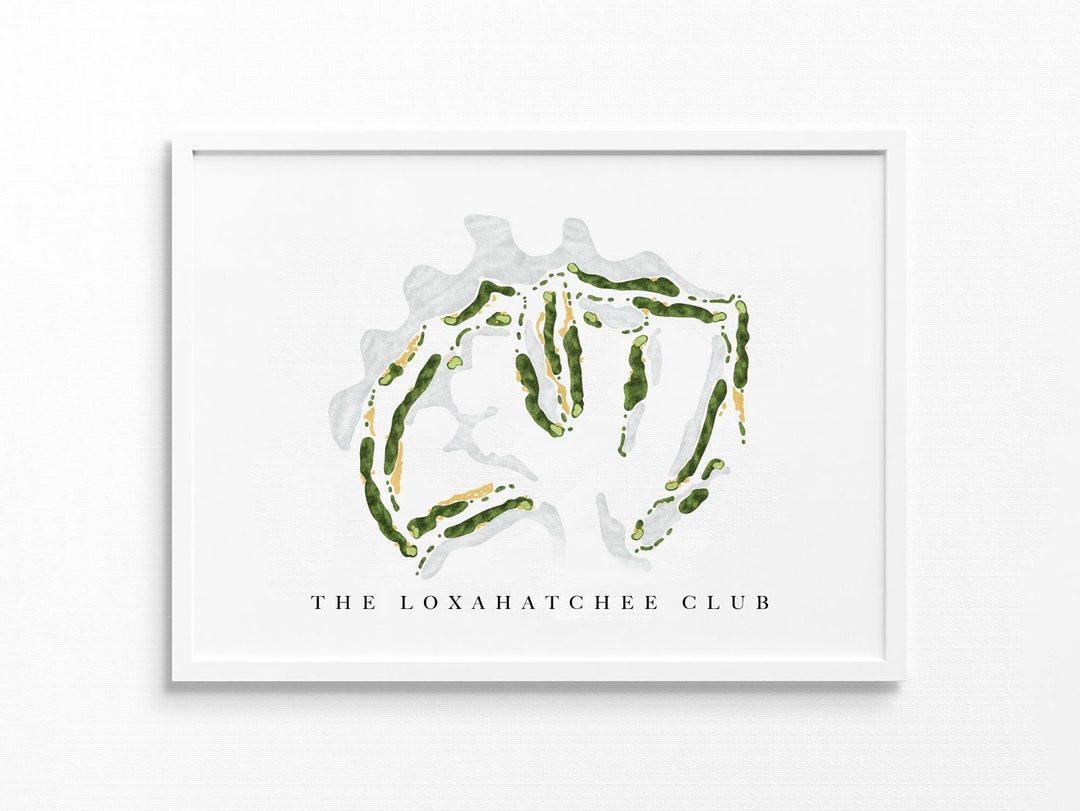 The Loxahatchee Club | Jupiter, FL | Golf Course Map, Personalized Golf ...