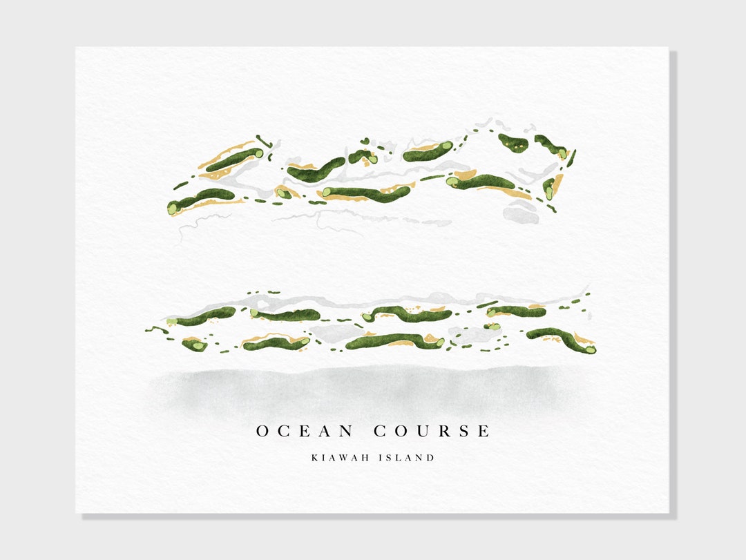 The Ocean Course at Kiawah Island | South Carolina | Course Map, Golfer ...