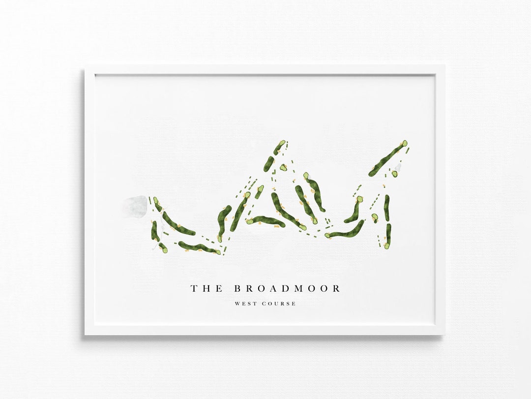 The Broadmoor | Colorado Springs, CO | Golf Course Map, Personalized ...