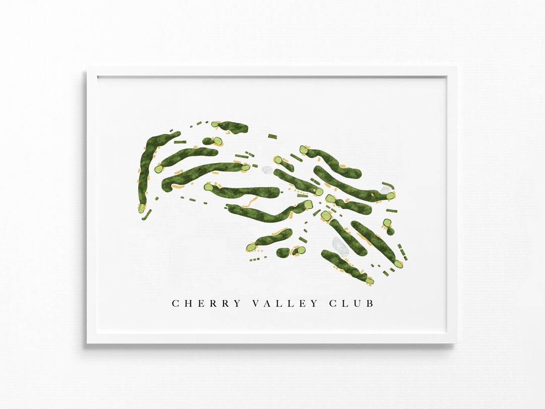 Cherry Valley Club | Garden City, NY | Golf Course Map, Personalized ...