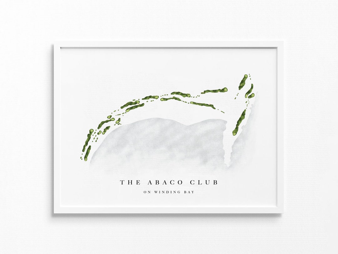 The Abaco Club on Winding Bay | Bahamas | Golf Course Map, Personalized ...