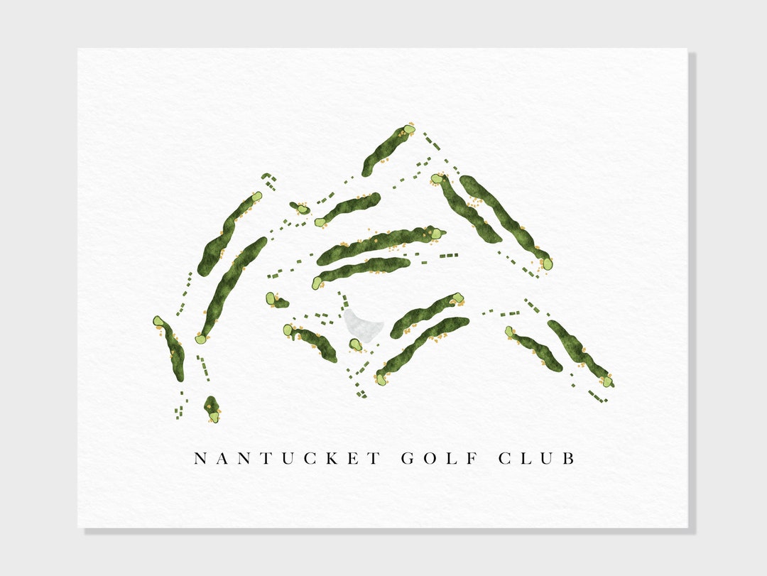 Nantucket Golf Club | Nantucket, MA | Golf Course Map, Personalized ...