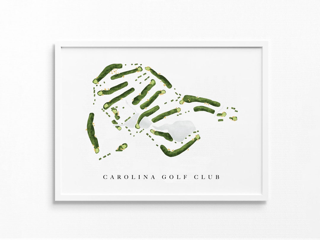Carolina Golf Club | Charlotte, NC | Golf Course Map, Personalized Golf ...