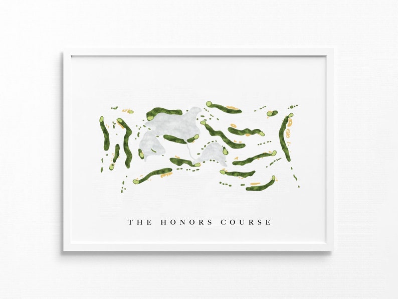 The Honors Course Chattanooga TN Golf Course Map Golfer - Etsy