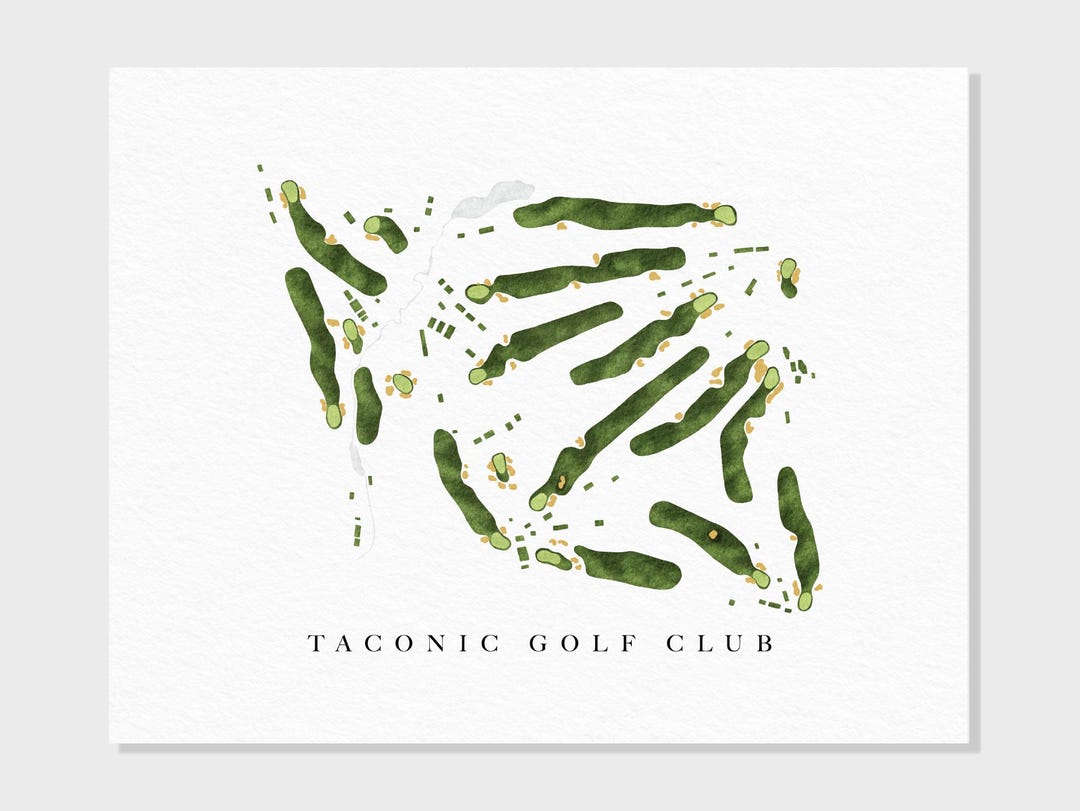 Taconic Golf Club | Williamstown, MA | Golf Course Map, Personalized ...