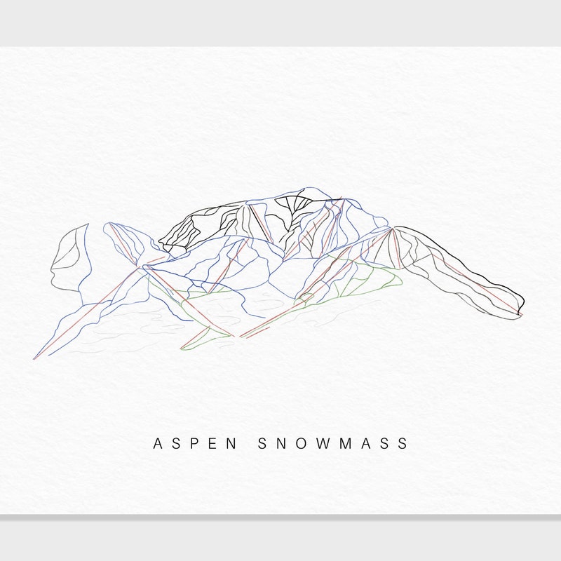 Family Ski House Print - Etsy