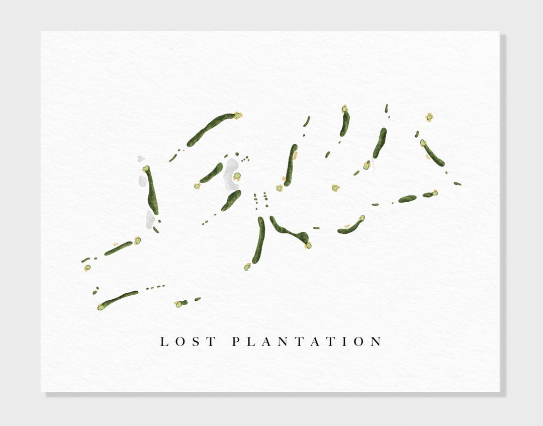 Lost Plantation Golf Club | Rincon, GA | Golf Course Map, Personalized ...