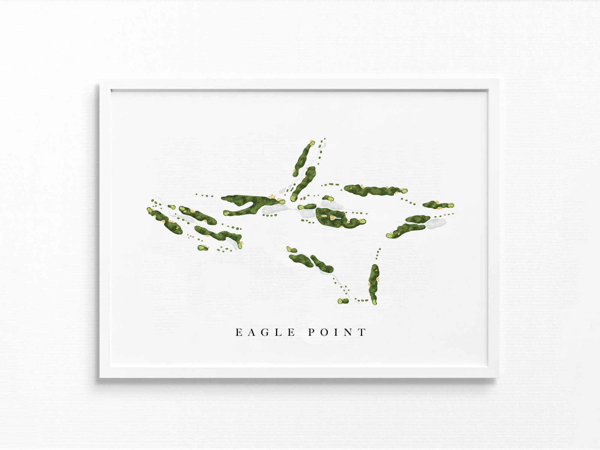 Eagle Point Golf Club Eagle Point OR Golf Course Map - Etsy UK