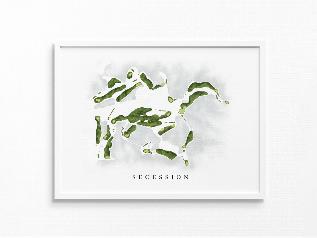Secession Golf Club | Beaufort, SC | Golf Course Map, Personalized Golf ...